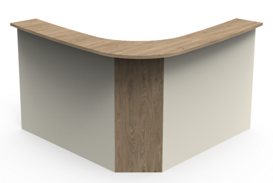Ergo Curve Reception Desk – Prodigy Office Furniture