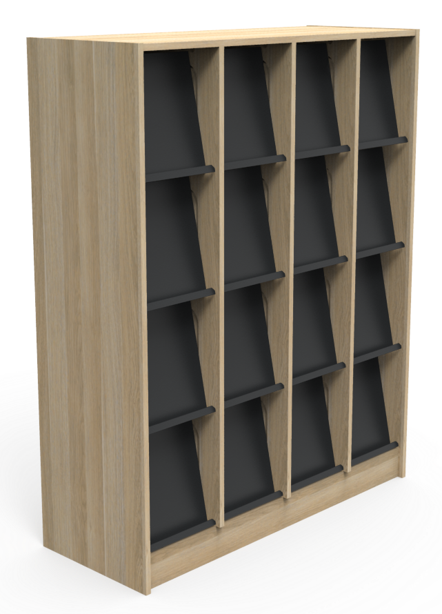 Magazine Display Rack 44 Column – Prodigy Office Furniture